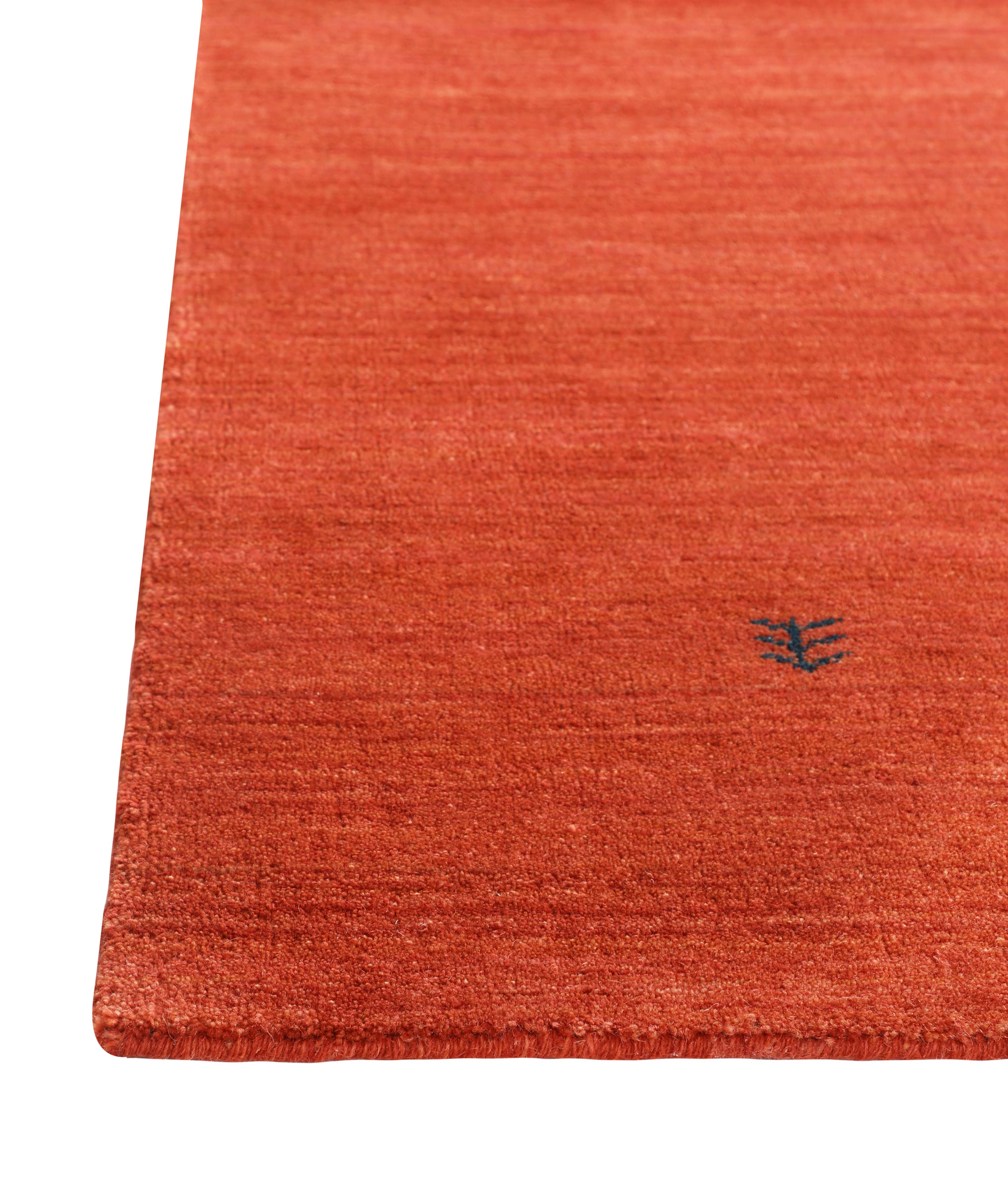 Traditional Loom knot Gabbeh Colourmix Rust Rug Carpet