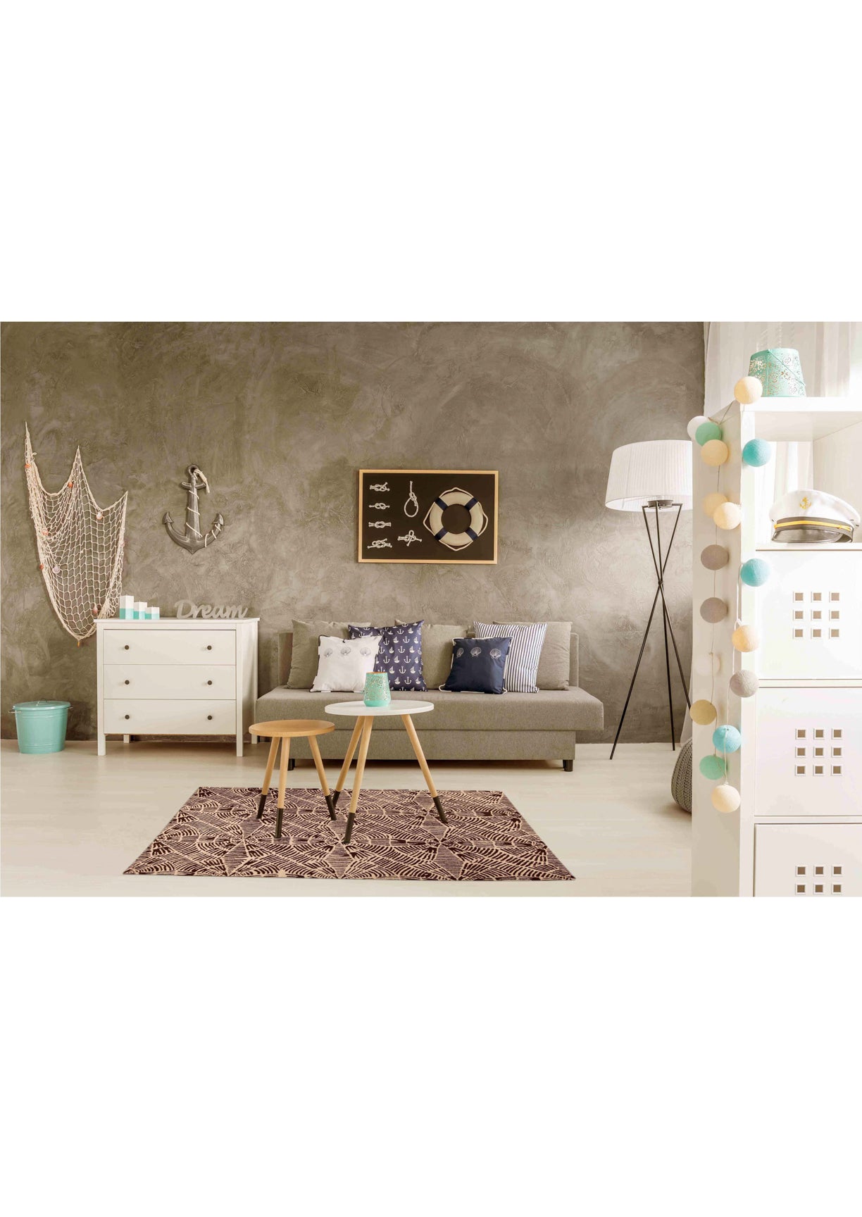 Nova Labyrinth Beige/brown Rug - Hand-Tufted Abstract Rug