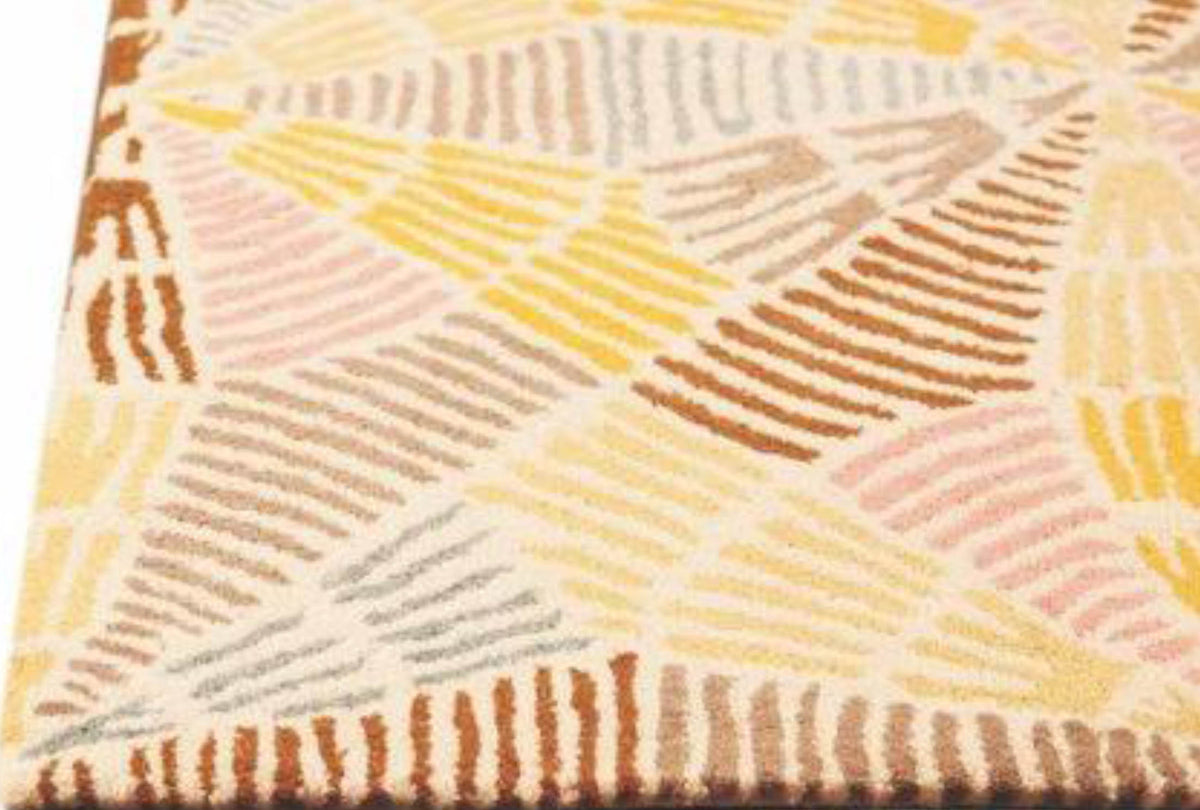 Buy Hand-Tufted Contemporary Labyrinth Multi Color Rug